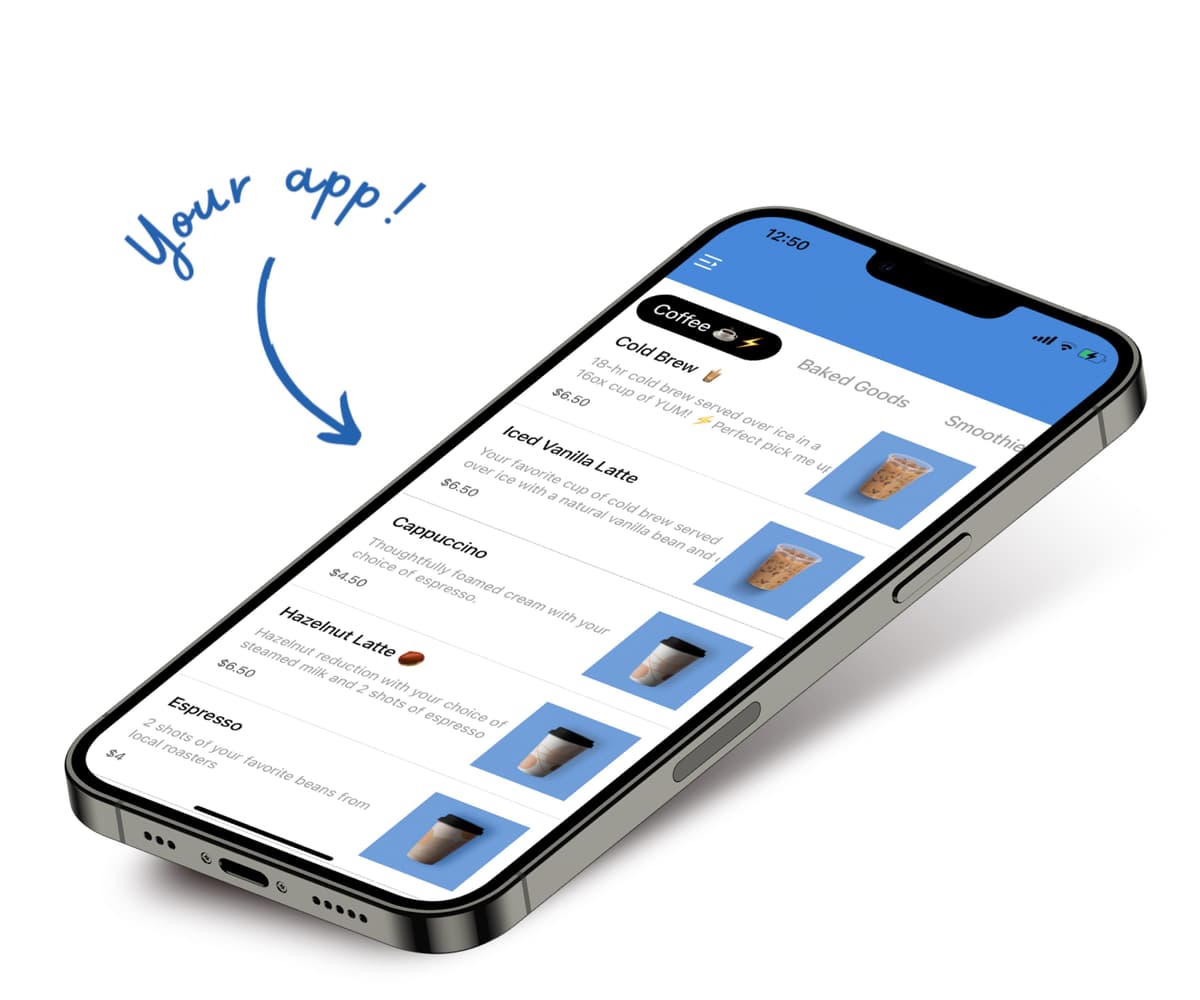 Mobile Ordering App for Coffee Shop